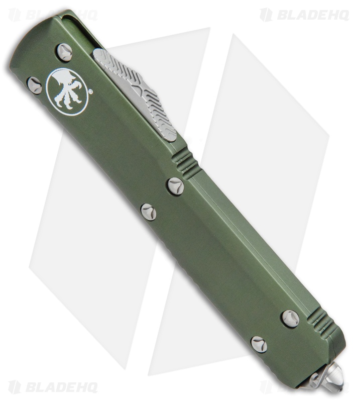 Microtech Ultratech Spartan OTF Automatic Knife OD Green CC (3.4" Satin ...