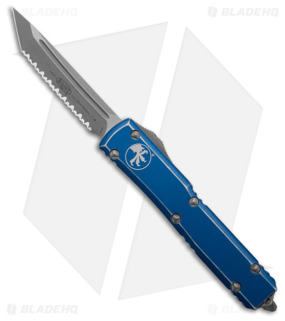 Microtech Ultratech Knife Distressed Blue - Blade HQ
