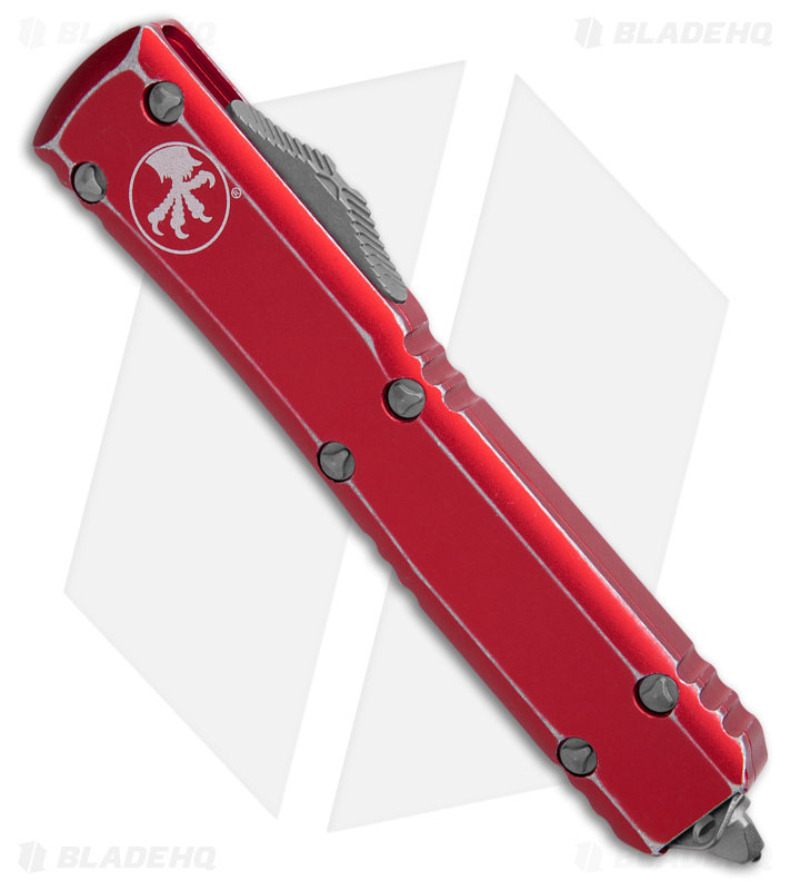 Microtech Ultratech OTF Knife Distressed Red - Blade HQ