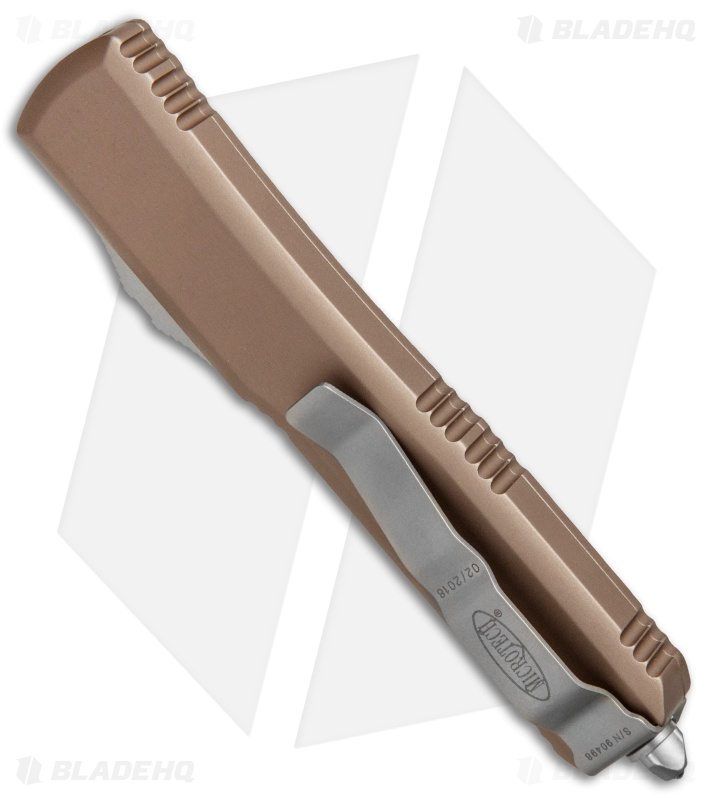 Microtech Ultratech T/E OTF Automatic Knife Tan CC (3.4" Satin) 123-4TA ...