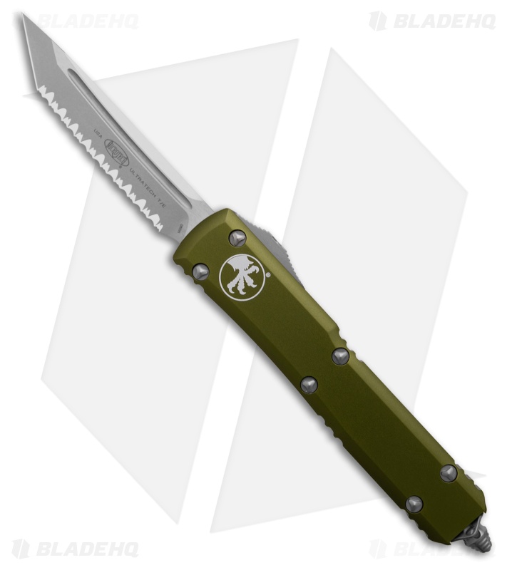 Microtech Ultratech OTF Od Green Al T/E SW M390 Full Serr