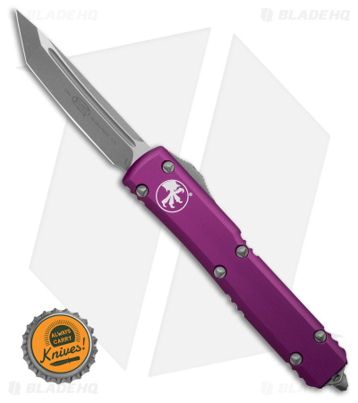 Microtech Ultratech T/E OTF Knife Violet + Apoc - Blade HQ