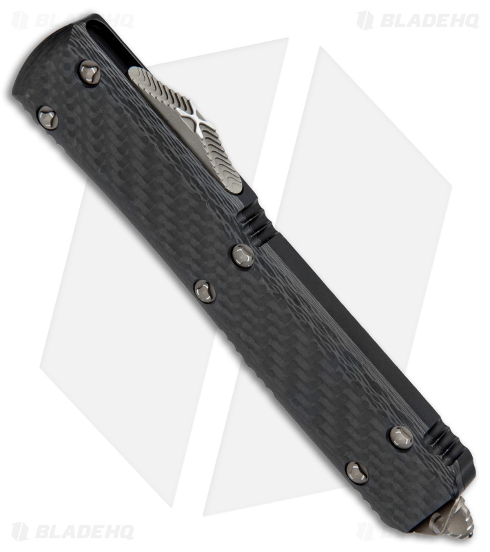 Microtech Ultratech T/E OTF Automatic Knife Black CF (3.4" Bronze ...