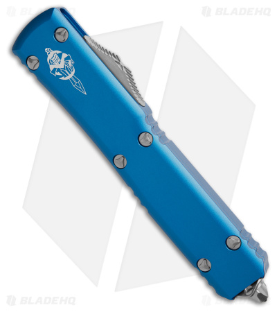 Microtech Ultratech Warhound OTF Auto Blue (SW) - Blade HQ