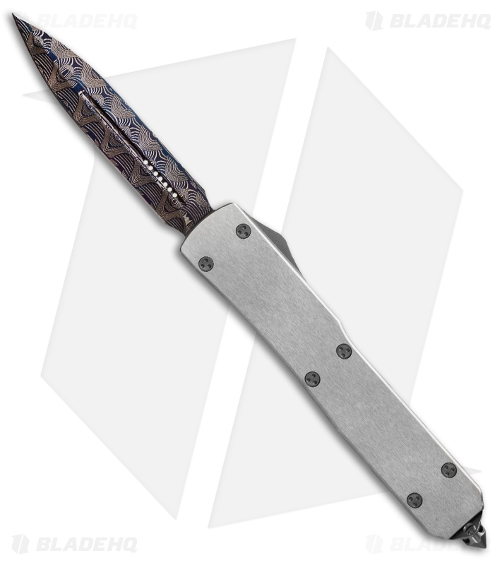 Microtech Marfione Custom Ultratech D/E OTF Automatic Knife (Blued ...