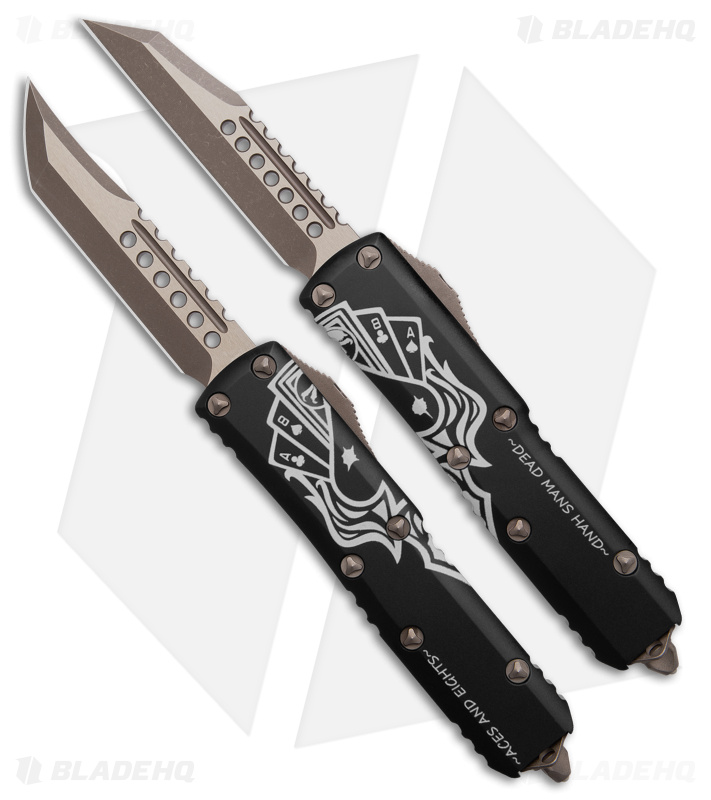 Microtech UTX-85 Dead Mans Hand OTF Knife Set - Blade HQ