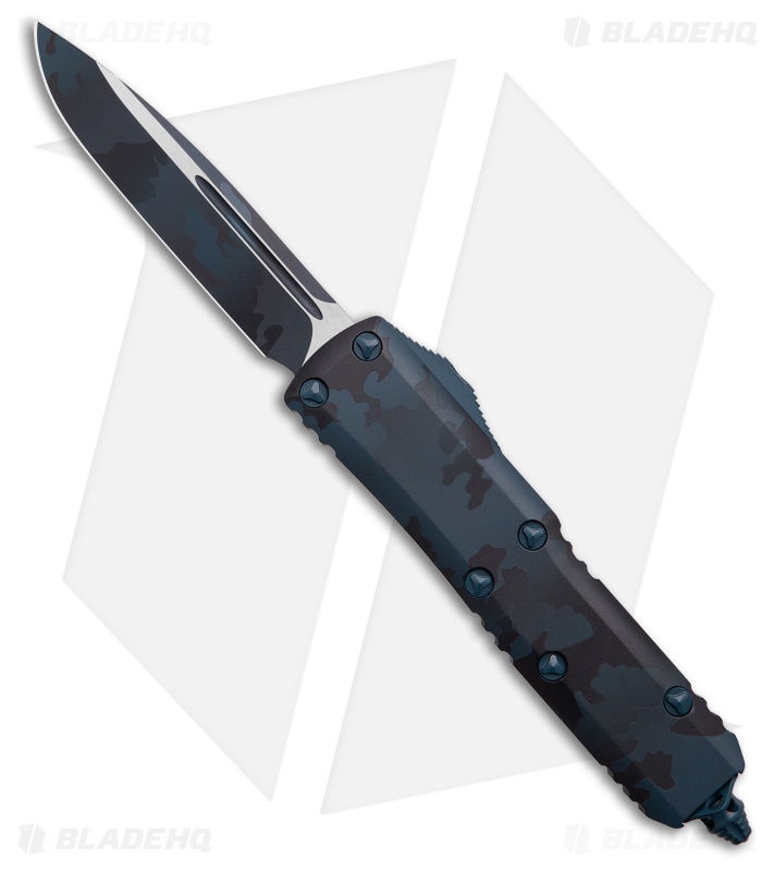 Microtech UTX-85 S/E OTF Automatic Knife Navy Camo Al