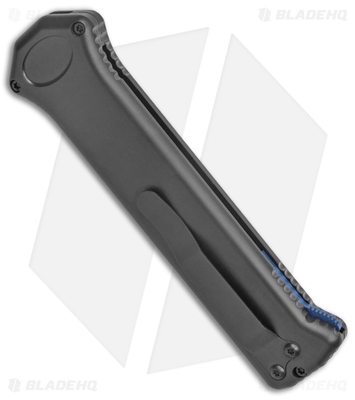 Paragon PARA-XD Bowie OTF Auto Knife 3.6" Dark Blue Line- Blade HQ