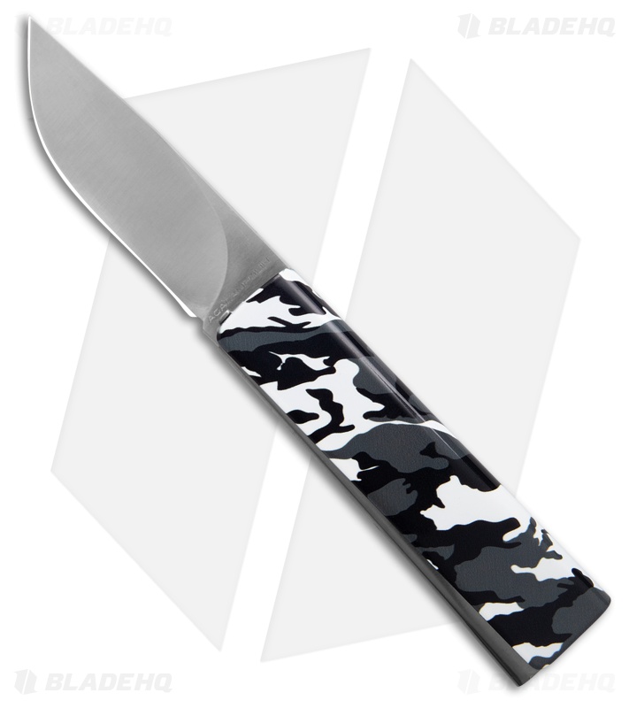 AGA Campolin Dragonfly Gravity Knife White Camo