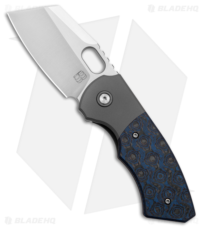 BergBlades Slim Fat Carbon Blue Rose (Satin) - Blade HQ