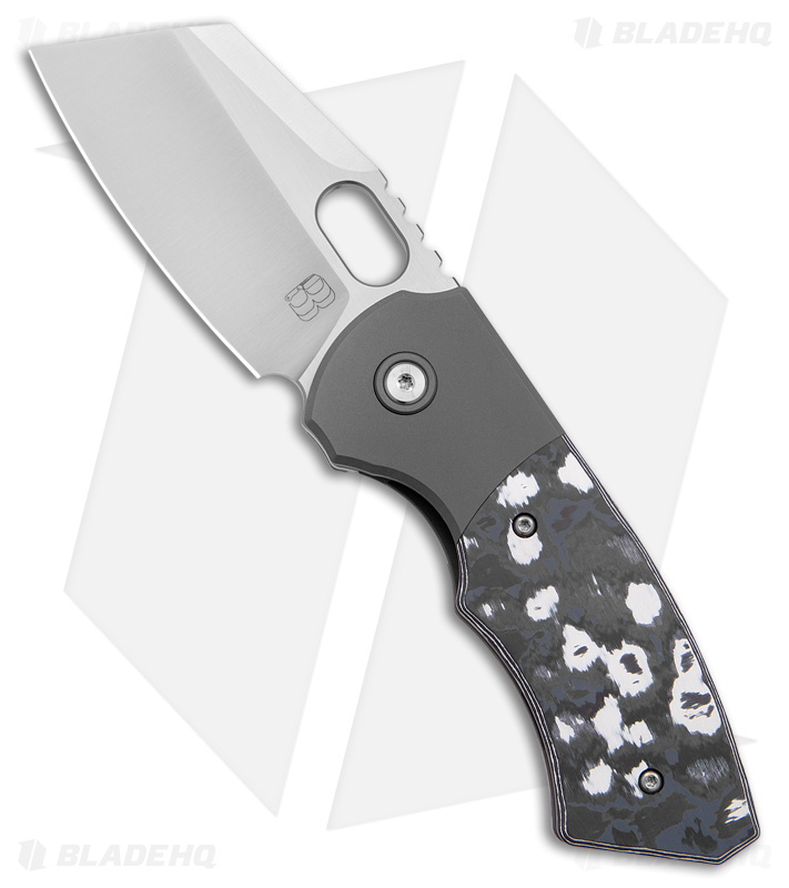 BergBlades Slim Fat Carbon White Storm (Satin) - Blade HQ