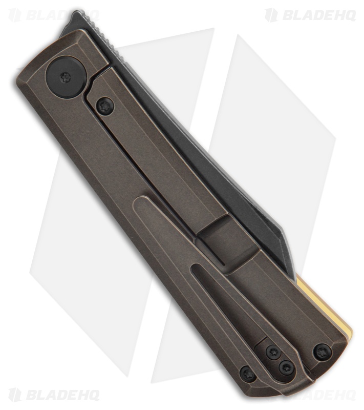 Bestech Bruv Pocket Knife Ultem/Titanium Black SW M390