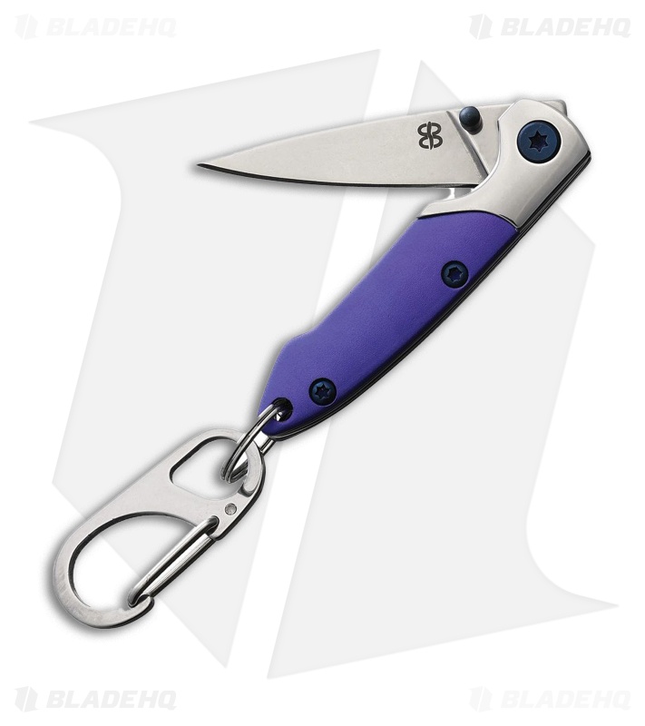 Brighten Blades Not So Heavy Metal Keychain Knife Purple