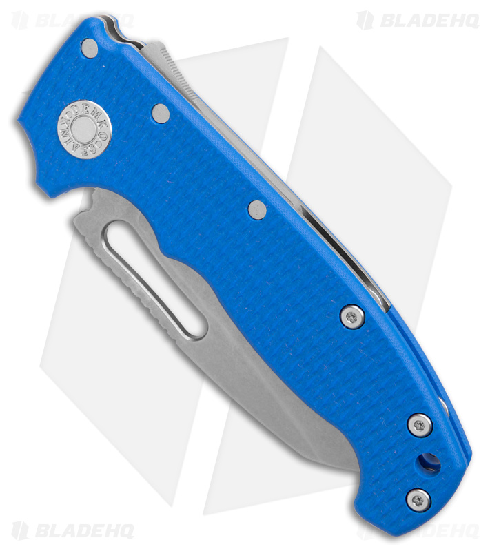 Demko Knives MG AD20S Shark-Lock Blue G-10 (SW) - Blade HQ