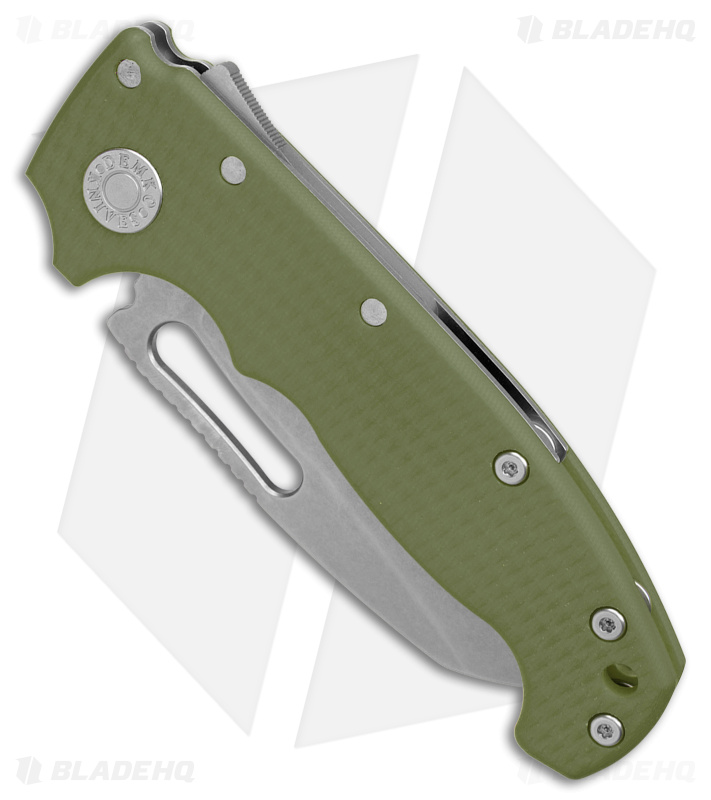 Demko Knives MG AD20S SSF Shark OD Green G-10 - Blade HQ