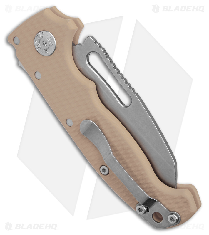 Demko Knives MG AD20S SSF Shark Tan G-10 (SW) - Blade HQ