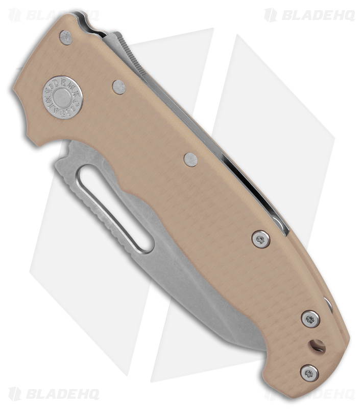 Demko Knives MG AD20S SSF Shark Tan G-10 (SW) - Blade HQ