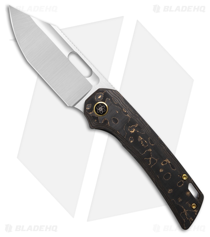 EMPEDC Relative MagnaCut Knife Camo Fatcarbon Gold/Black Ti