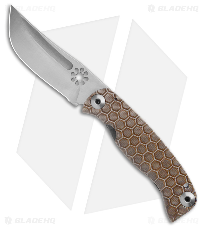 Farid MehrKnives Custom Mini K2 Knife Ti Hexagon - Blade HQ