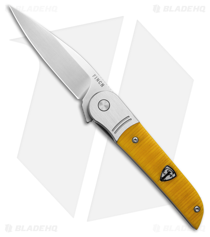Finch Knife Co. Shiv Knife Yellow Bone (Satin)- Blade HQ
