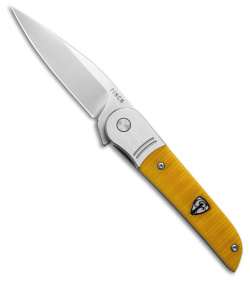 Finch Knife Co. Shiv Knife Yellow Bone (Satin)- Blade HQ