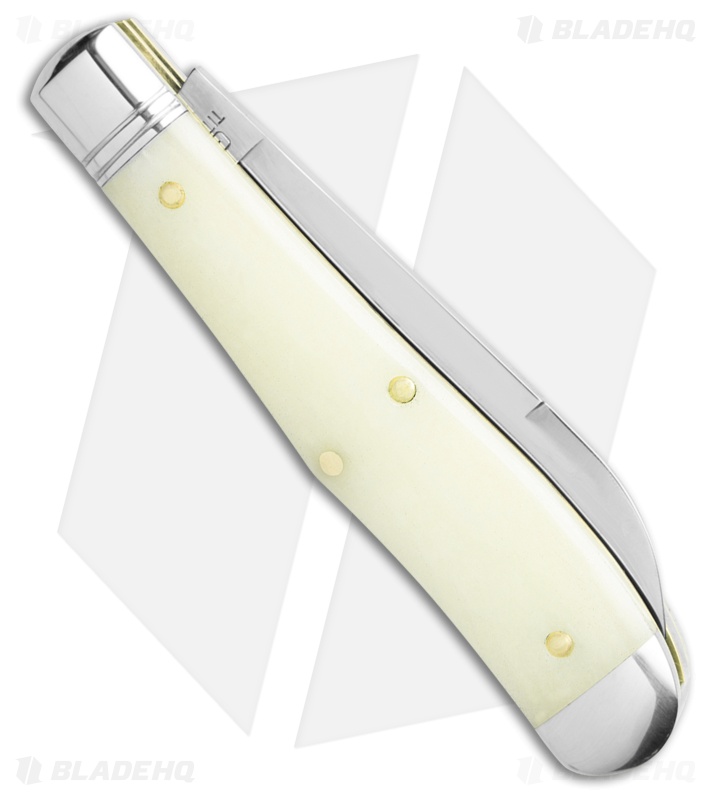 GEC Tidioute Eureka Jack Pocket Knife Smooth White Oiled Bone