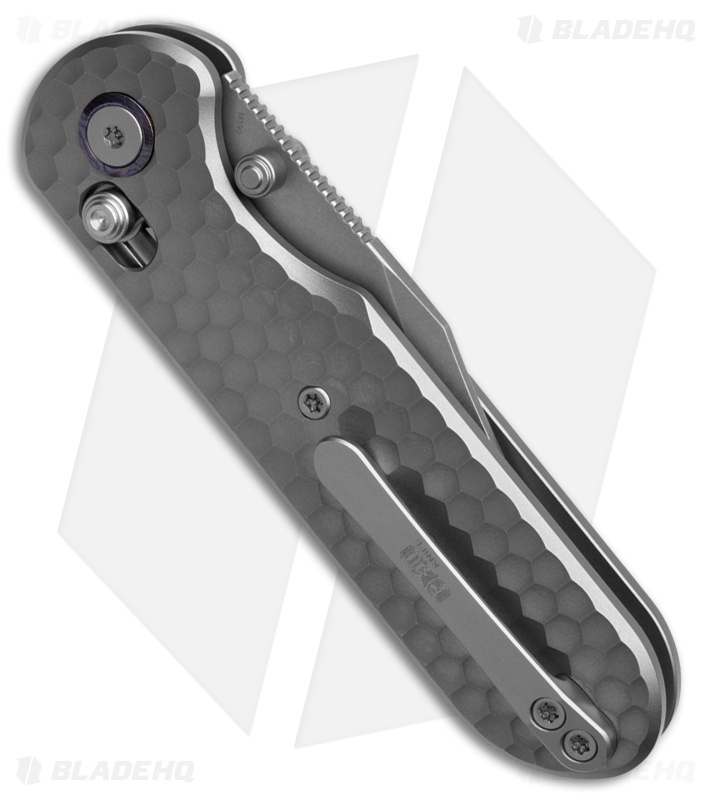 GEO Knife Ethereal Cutter Knife Stonewash Titanium SW