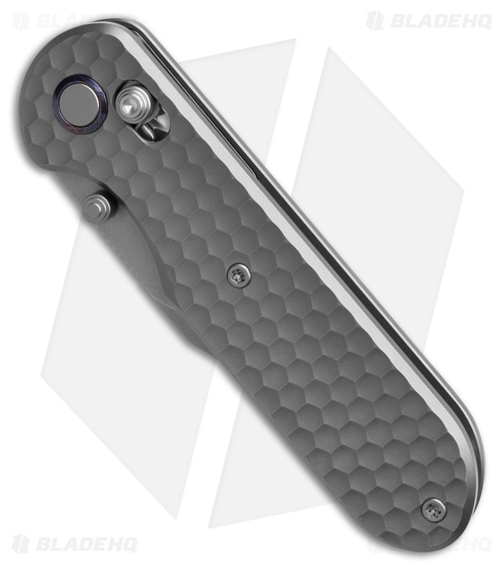 GEO Knife Ethereal Cutter Knife Stonewash Titanium SW