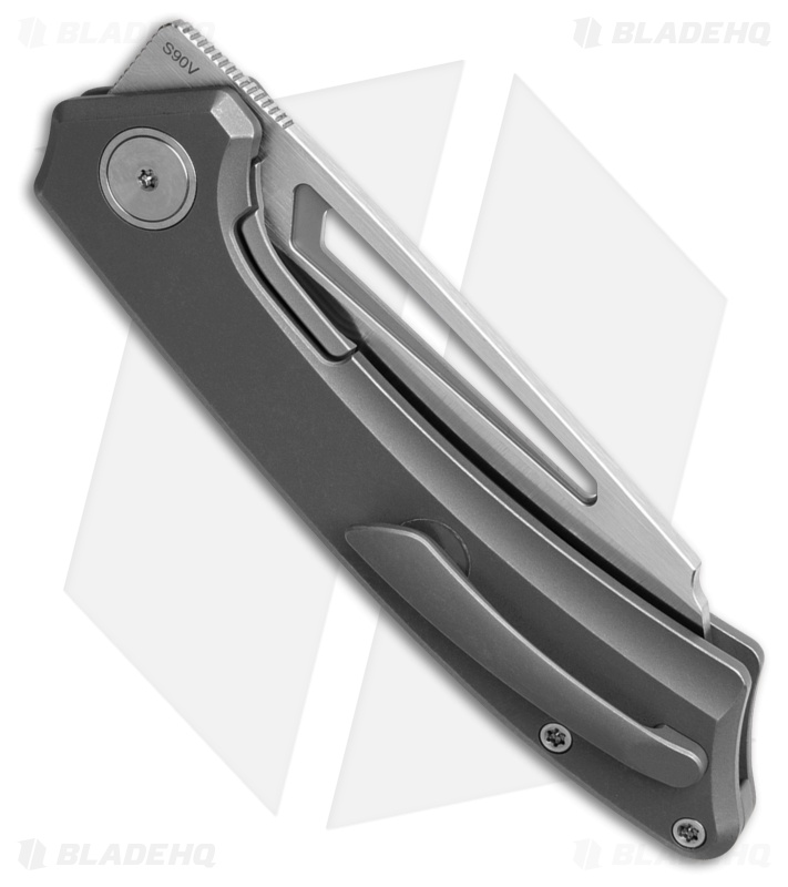 Gecko Customz Pictus Darkwash Smooth Titanium Belt Satin