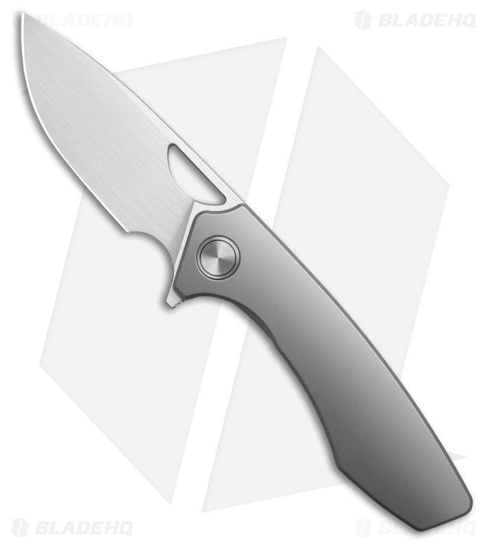 Gecko Customz Sikorae V2 PJ Smooth Titanium Flipper Knife