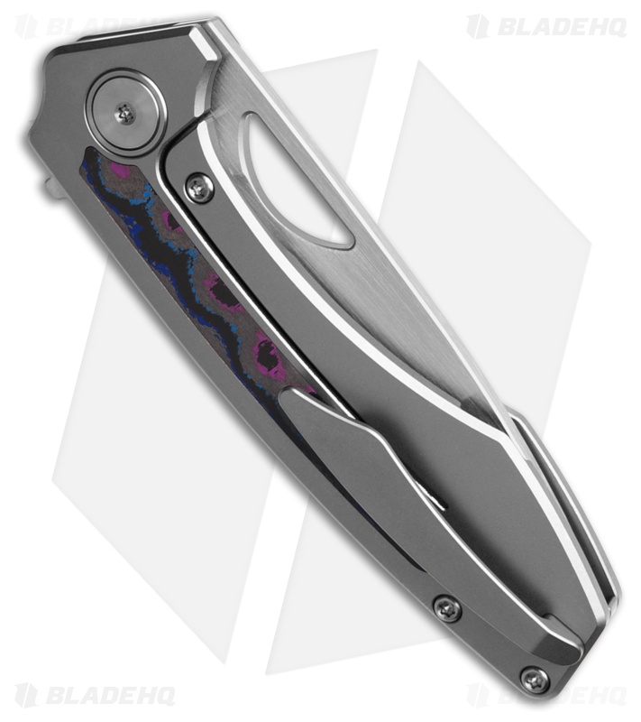 Gecko Customz Sikorae V2 Ti/Damtanium CF Inlay Flipper Knife