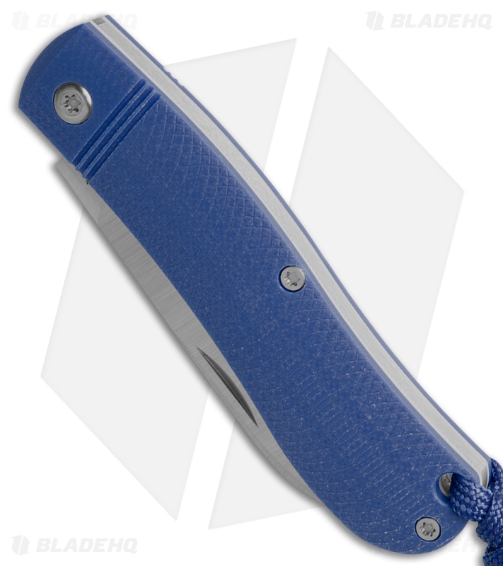 Jack Wolf Knives K9 Jack Knife Blue G-10 Belt Satin