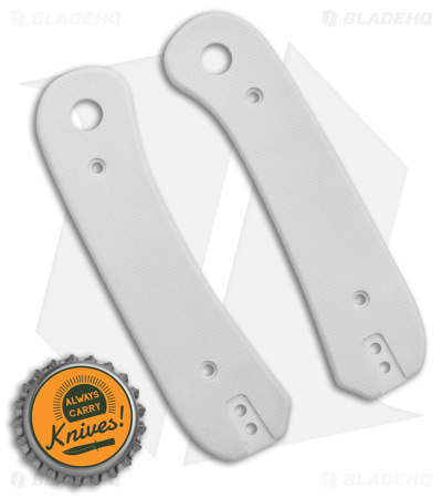 Knafs Co. Lander Scales White G-10 - Blade HQ