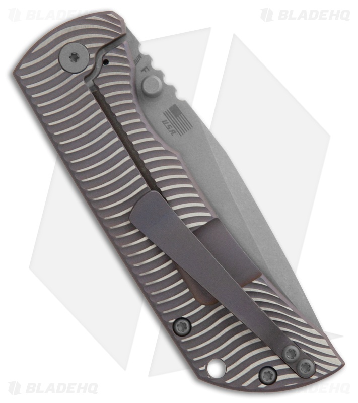 McNees PM Mac2 3.5 Knife Purple Titanium MagnaCut SW