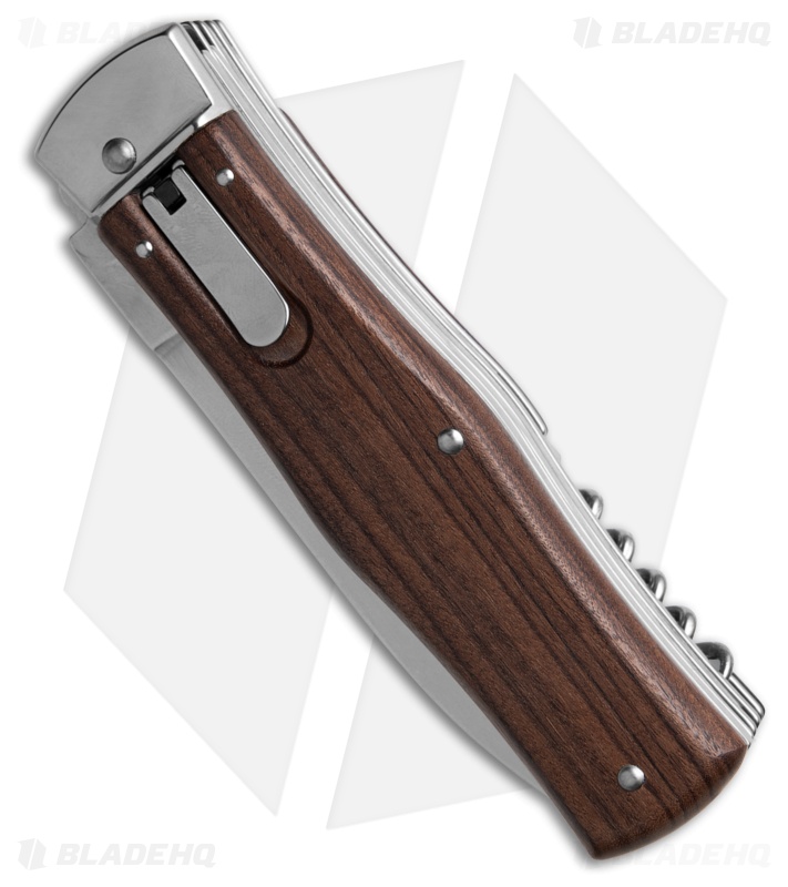 Mikov Predator Multi-Tool Auto Knife Saw Wood Polish