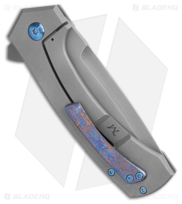 Murray Custom Knife & Tool MF-4 Smooth Titanium - Blade HQ