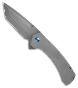 Murray Custom Knife & Tool MF-4 Smooth Titanium - Blade HQ