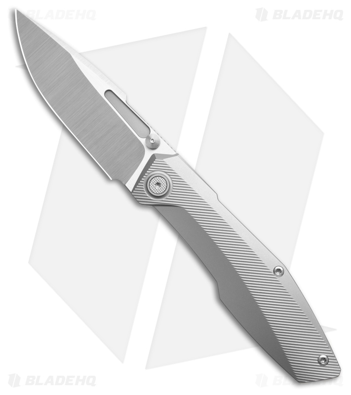 Null Knives Raiden R2 Type S Knife Beadblast Ti Belt Satin