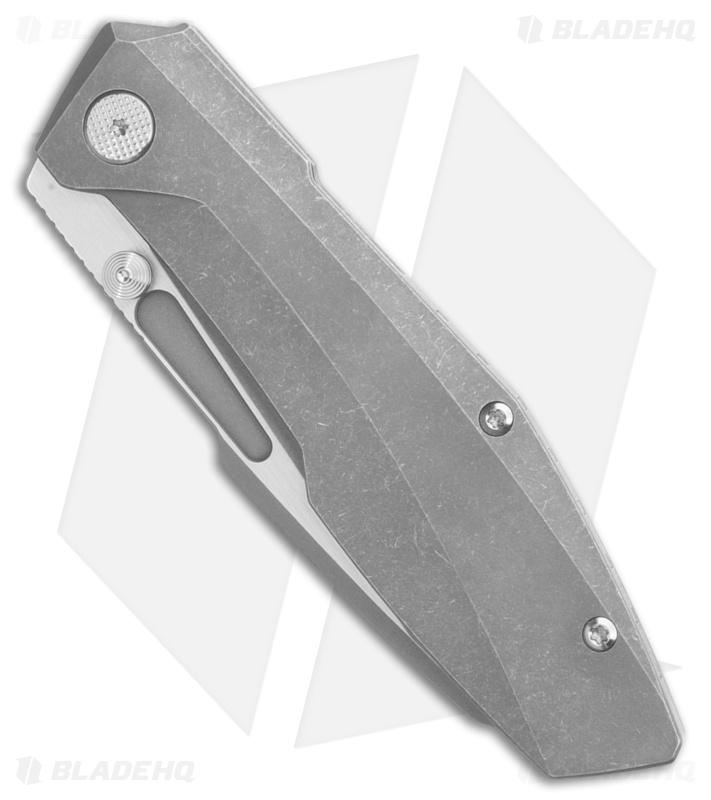 Null Knives Raikou Knife Staticwashed Titanium Satin/SW