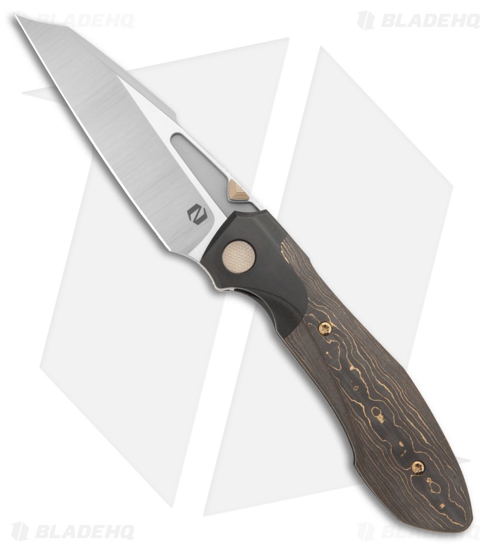 Null Knives Voodoo Bolster Lock Knife | Black/Gold Camo CF