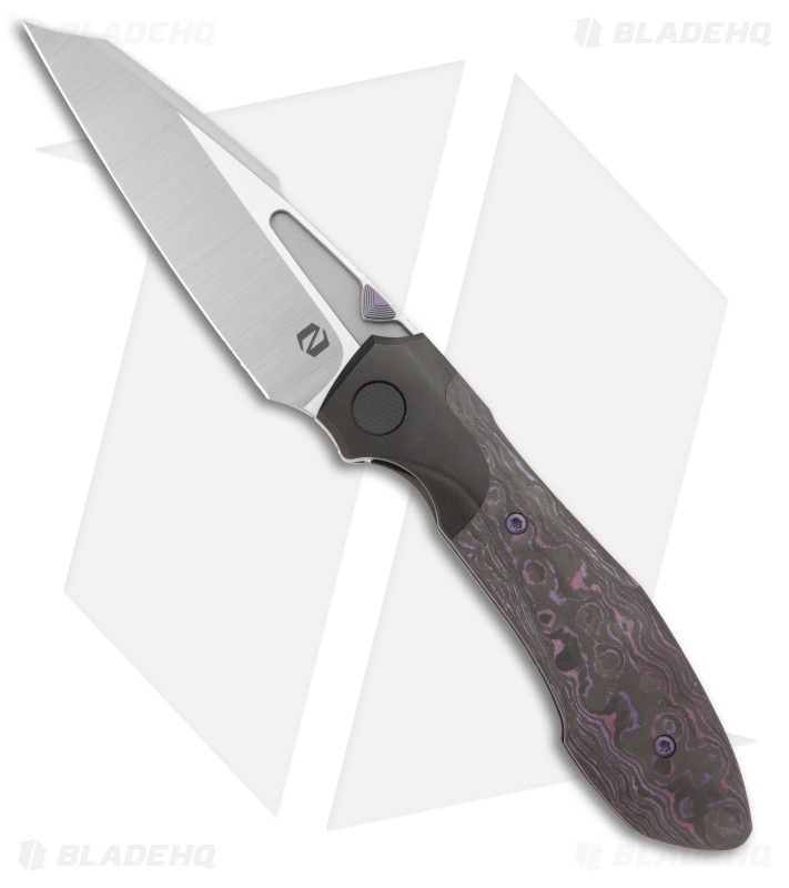 Null Knives Voodoo Bolster Lock Knife | Black/Purple Haze CF