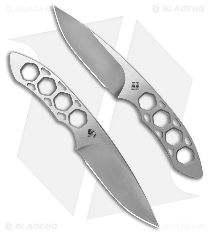 Ocaso Duo Desk Fixed Blade Knife Drop Point Satin SS