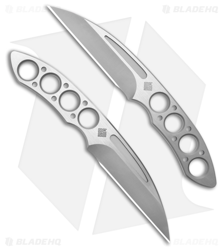 Ocaso Duo Desk Fixed Blade Knife Wharncliffe Satin SS