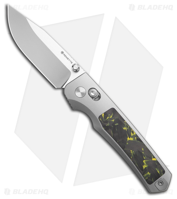 Remette RT-Aurora Knife Carbon Fiber/Green Ti Satin