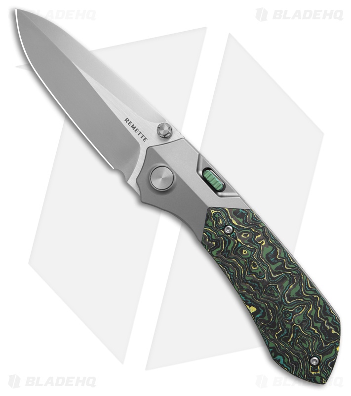 REMETTE RT-Meteor Knife Ti + Green/Black CF