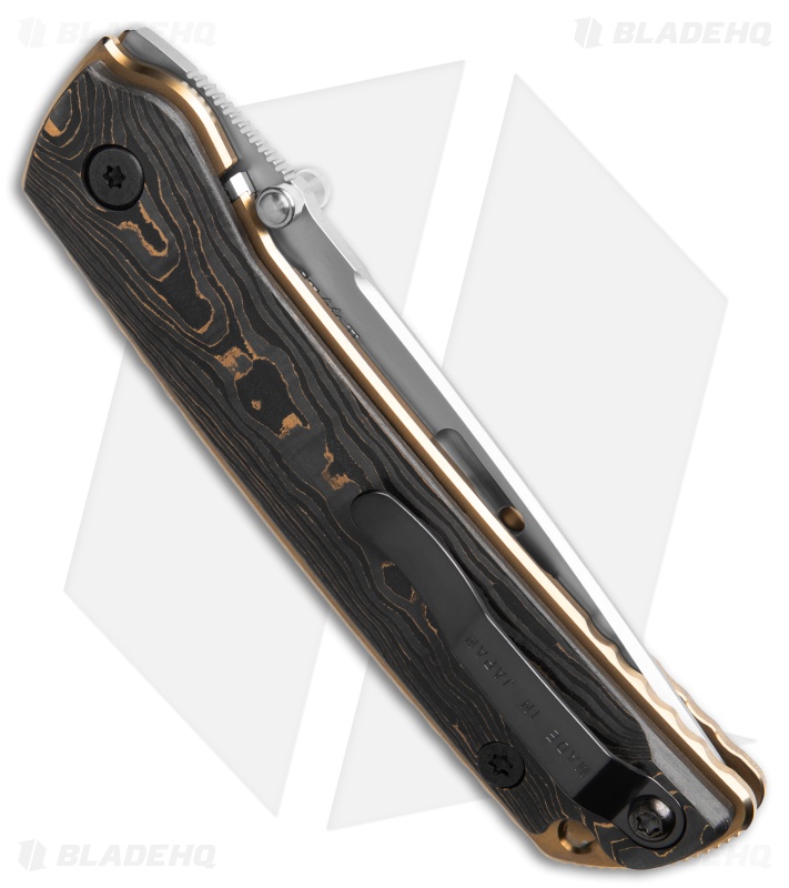 Rockstead Higo II-X-ZDP Knife Camo Gold + Carbon Fiber