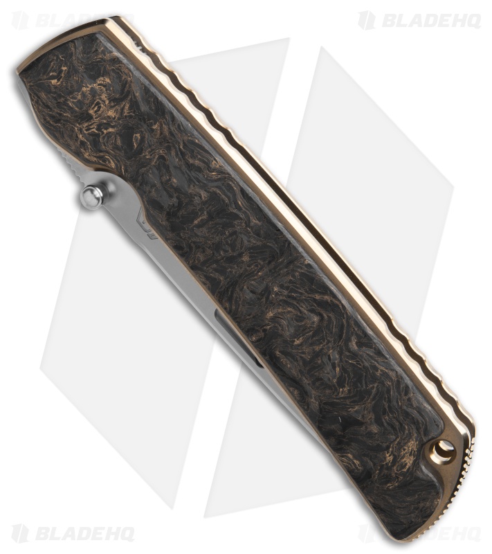 Rockstead Higo II-X-ZDP Knife Dark Matter Gold Carbon Fiber