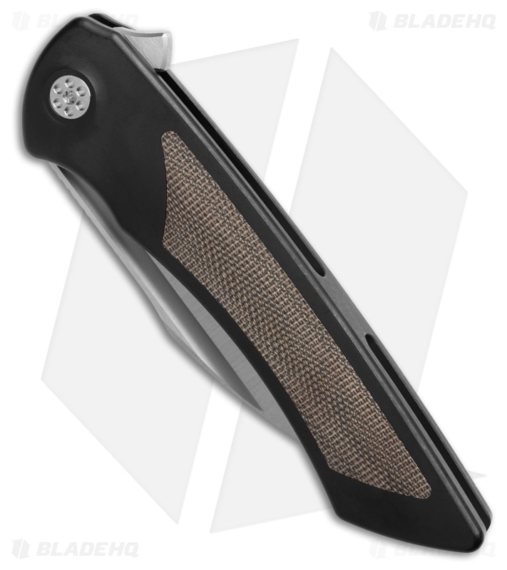 Sharp By Design Derecho Knife Gray Ti/Olive Micarta Satin