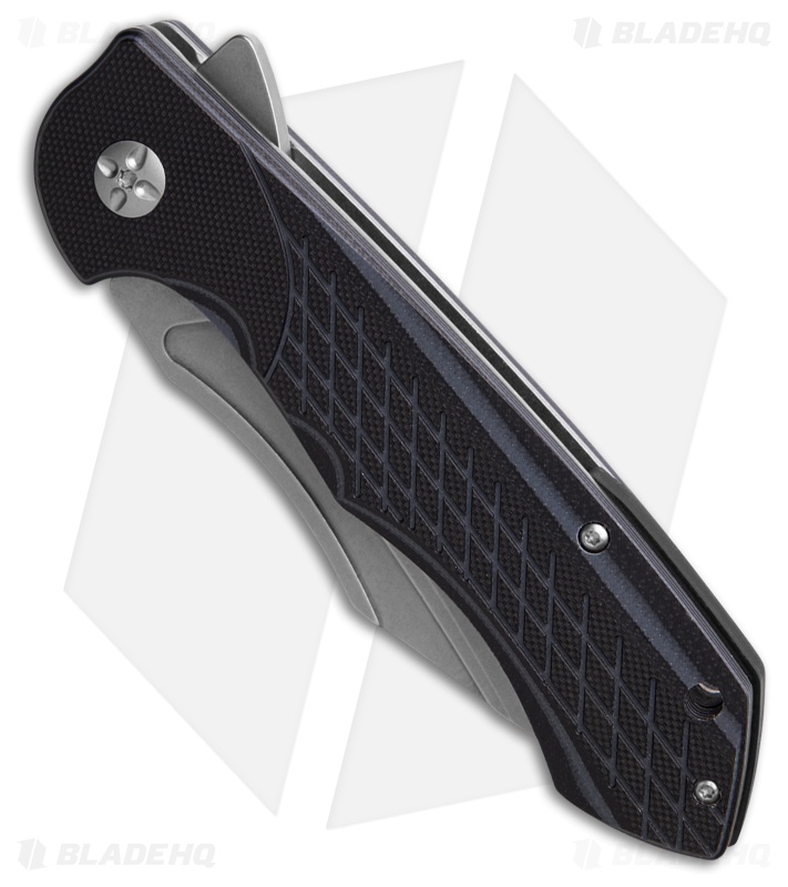 Skallywag Tactical Jolly Roger Knife Black G-10 SW