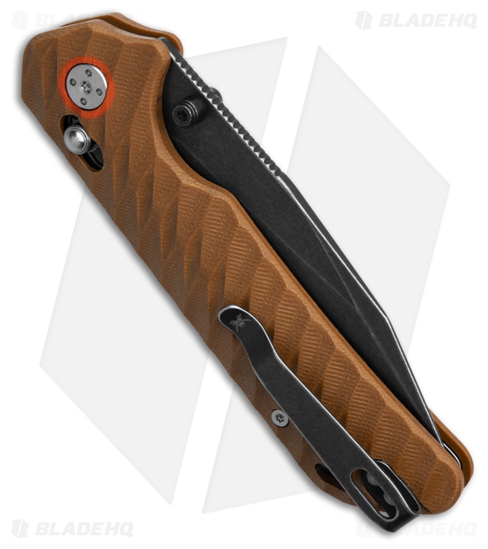 Skallywag Tactical Mako II Knife Desert Tan G-10 Black SW